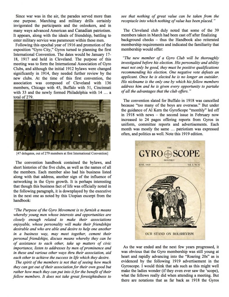 History of Gyro International – Tacoma Gyro Club